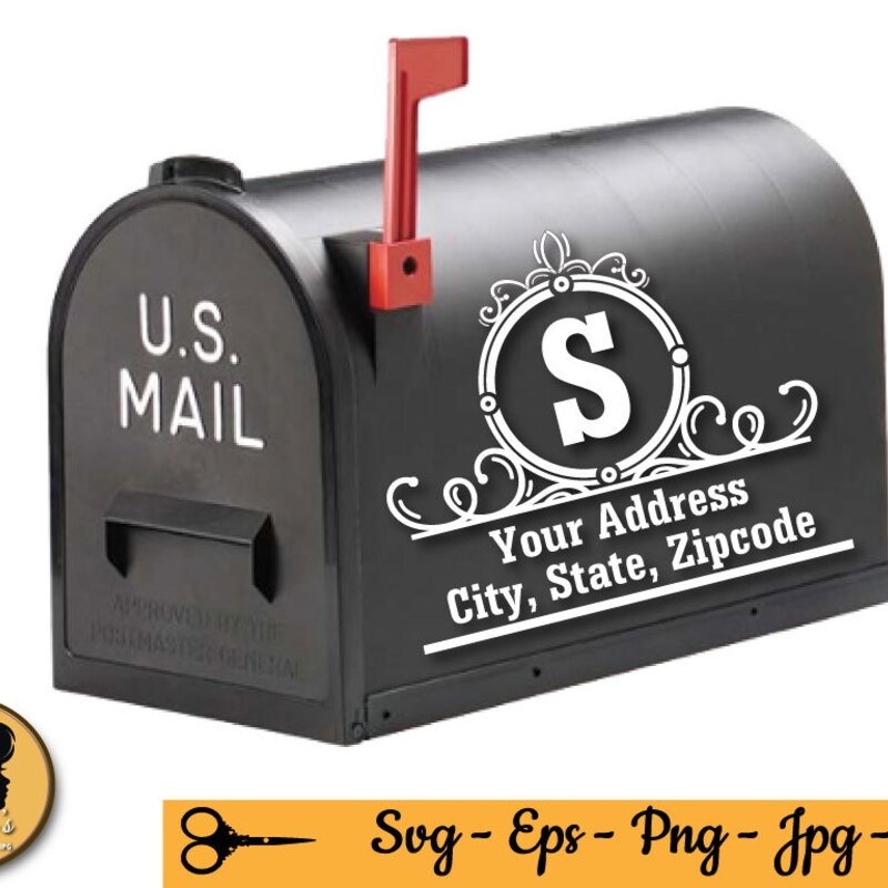 Mailbox Decal Svg - Etsy