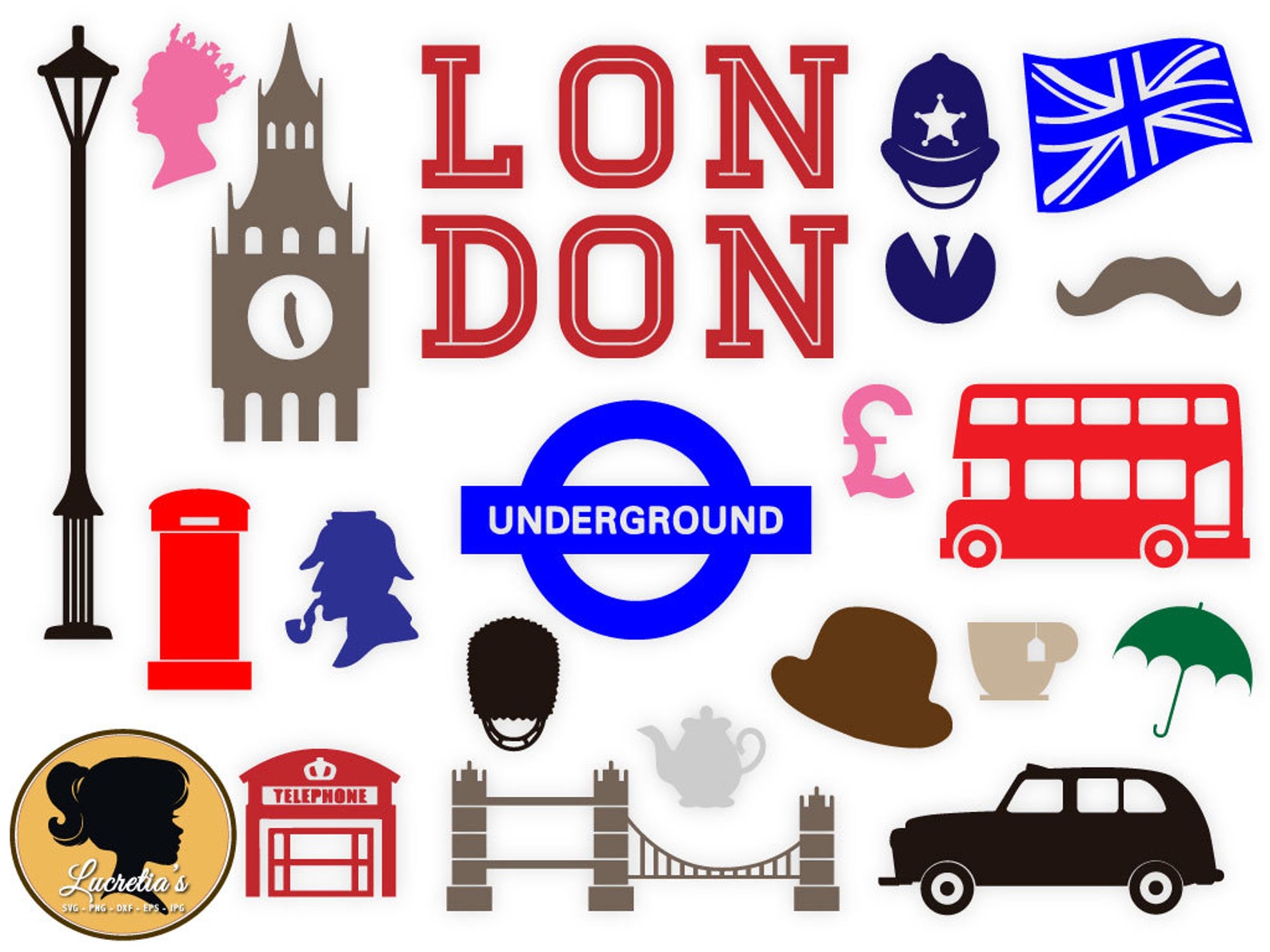 London Silhouette London Svg SVG Cut Files for Vinyl | Etsy