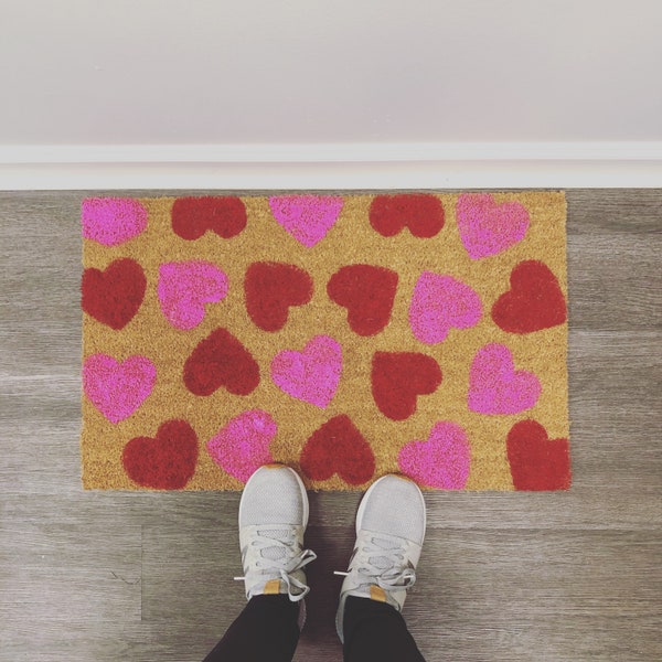 Heart Doormat - Etsy