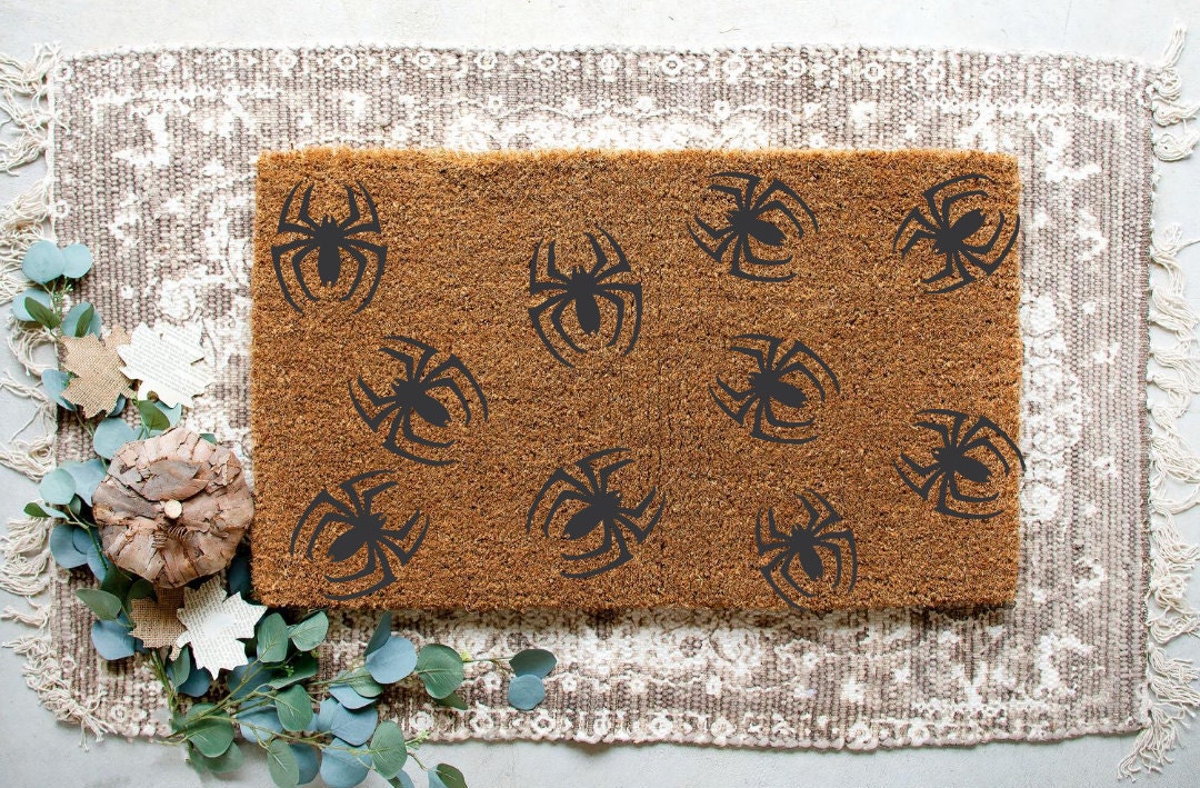 Spider Doormats - Fall Doormat - Halloween Doormat - Spider - Halloween ...