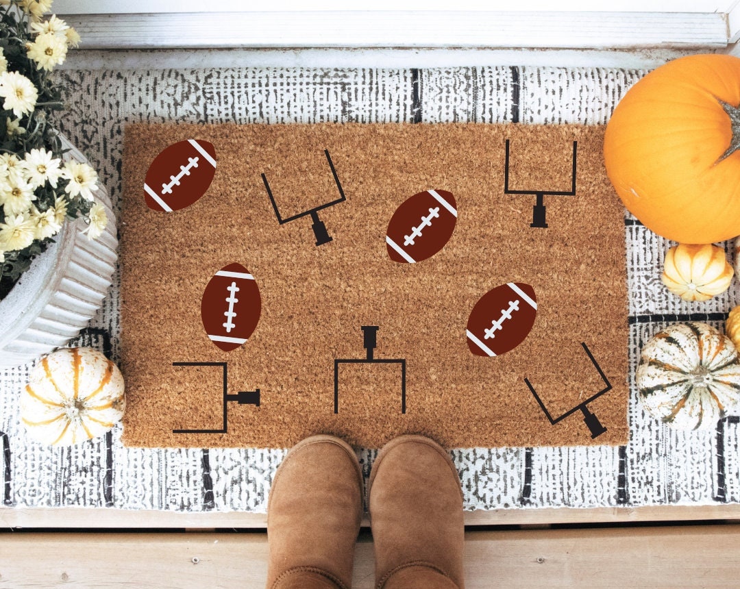 Football Door | Fall Doormat | Football Season | Football Decor ...