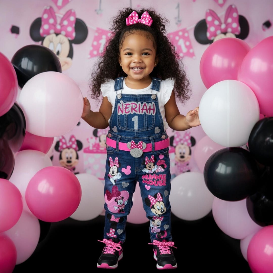 Overall Minnie Mouse Inspired Outfit - Etsy