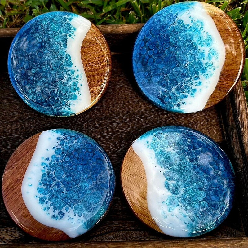 Resin Coasters - Etsy