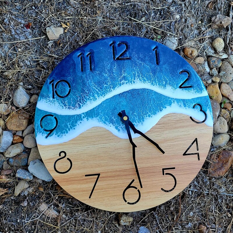 Bamboo Clock - Etsy