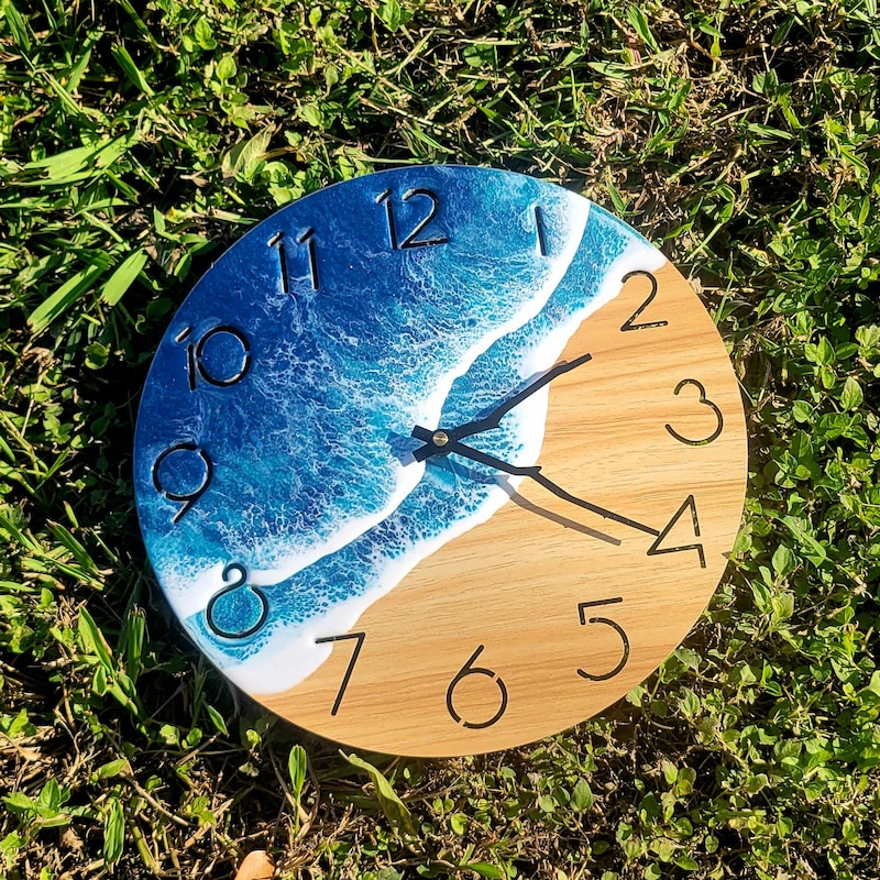 Bamboo Clock - Etsy