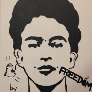 Frida Stencil Original Painting - Etsy