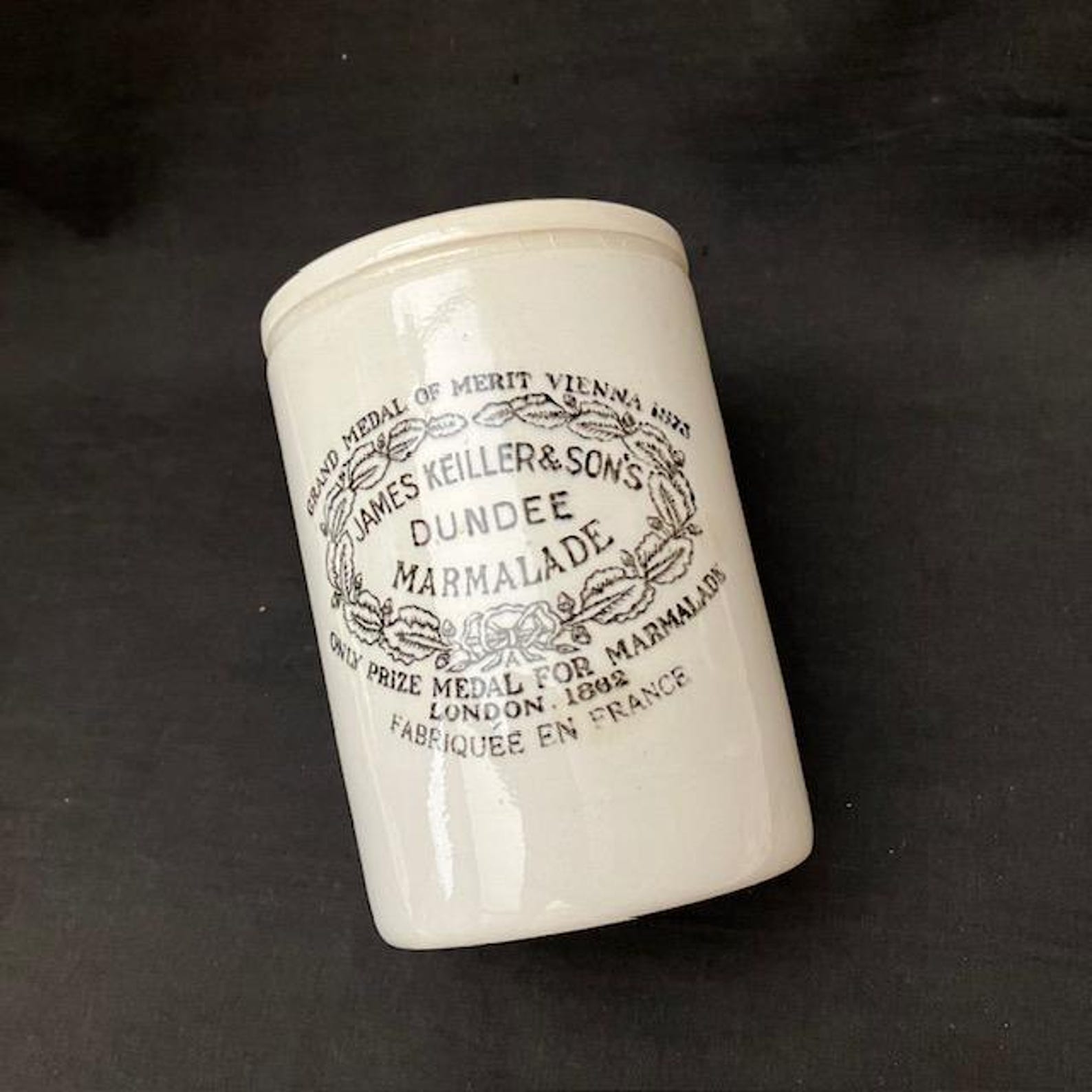 Rarest Edwardian James Keiller Dundee Marmalade Jar Crock Stunning Jam ...
