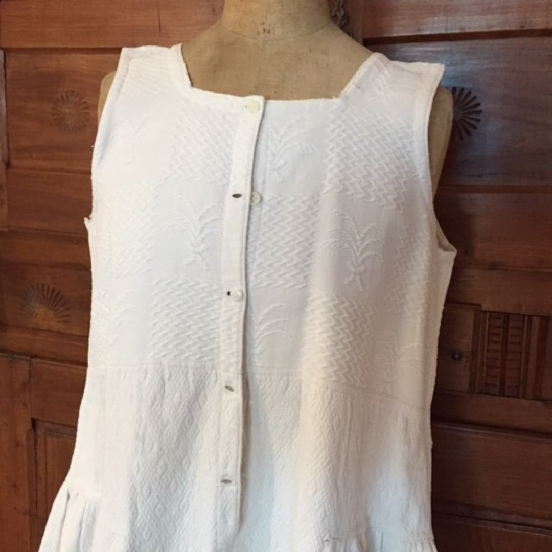 Timeworn Antique French Flapper Era MARCELLA DRESS CHEMISE Kleid ...