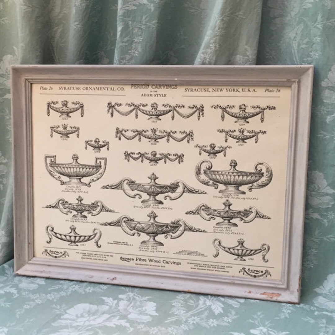 Early 1900s American SYROCO Syracuse PLATE Number 26 Sampler Sheet for ...