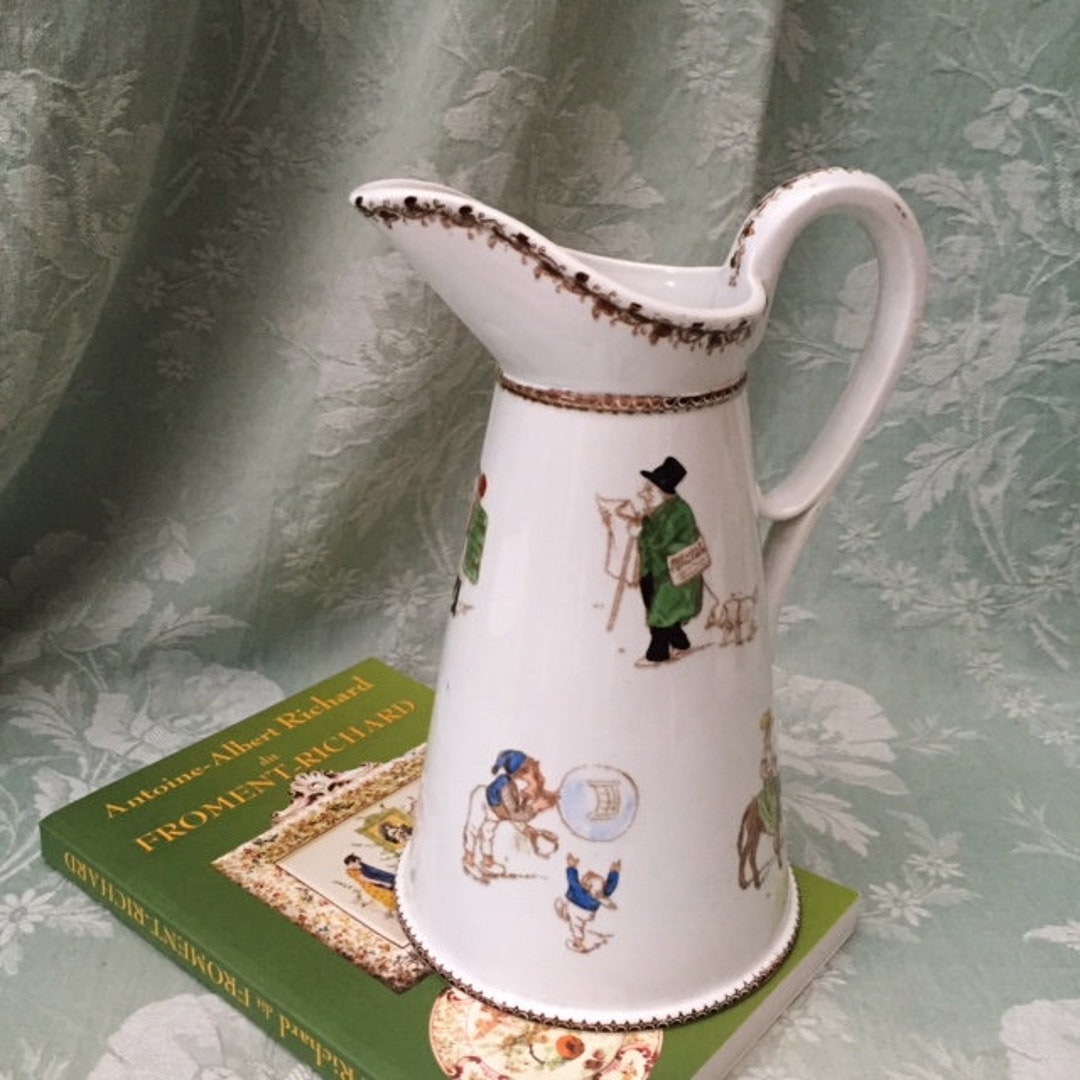 Rarest Ever Lge 9.25h Antique French enfants Richard CREIL Montereau ...