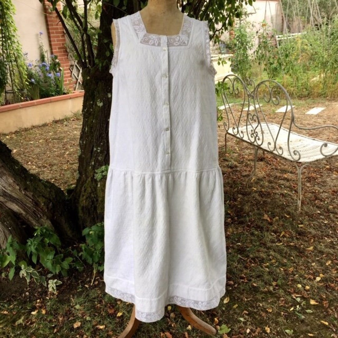 Gorgeous Rare Antique French MARCELLA DRESS Kleid Lagenlook Robe ...