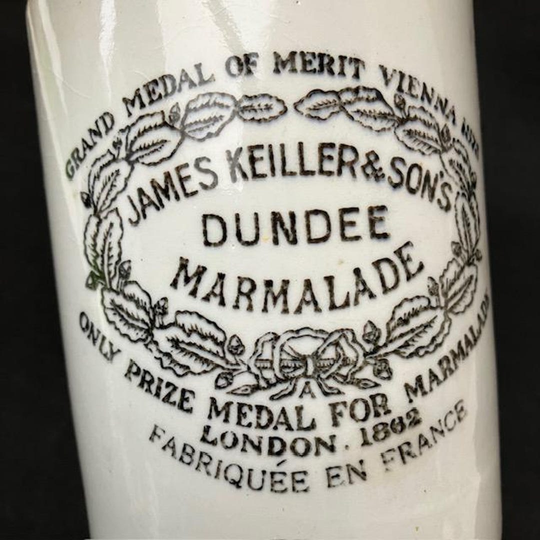Rarest Edwardian James Keiller Dundee Marmalade Jar Crock Stunning Jam ...