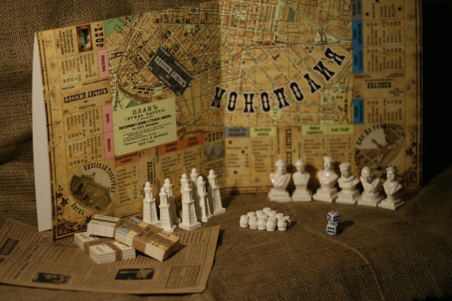 SUPER Board Game Odessa Monopoly Russian Language Financial - Etsy