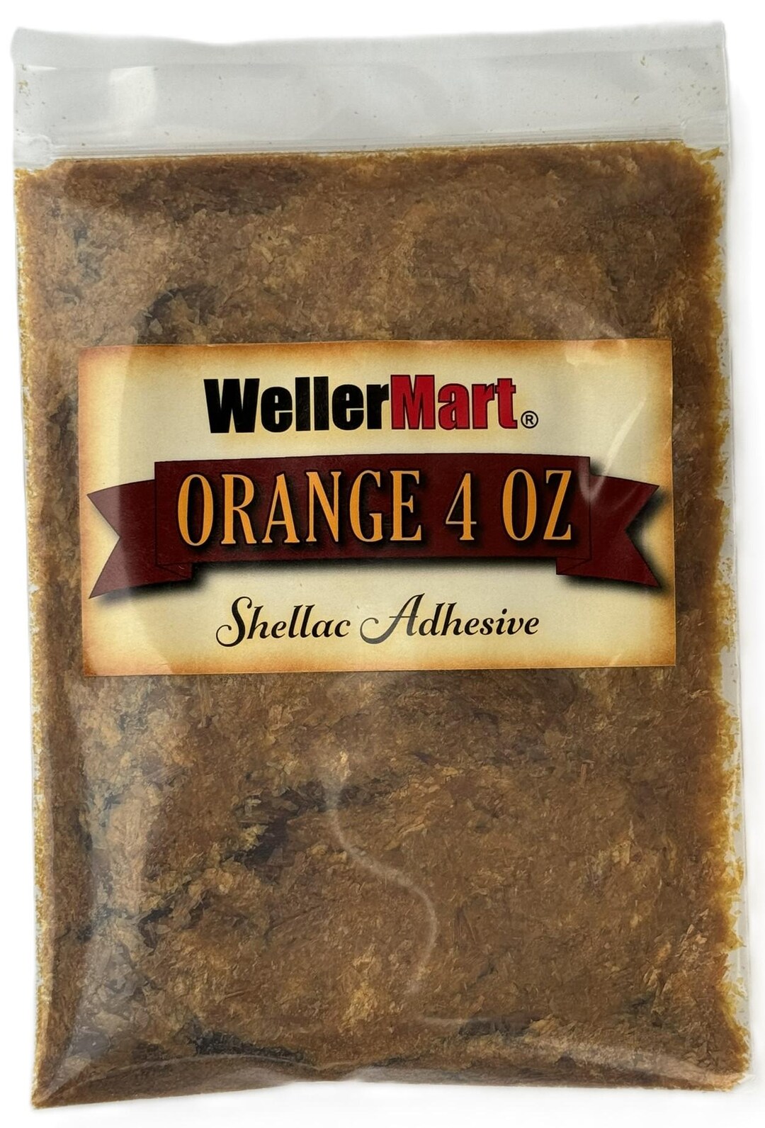ORANGE FLAKE SHELLAC Adhesive 4 Oz - Etsy