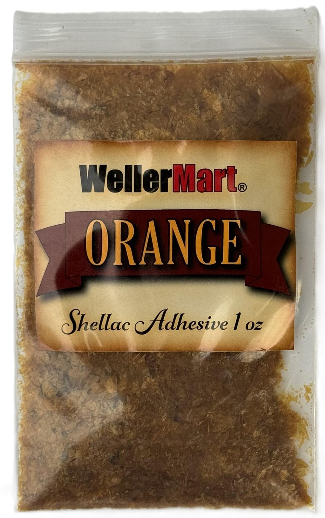 ORANGE FLAKE SHELLAC Adhesive 1 Oz - Etsy