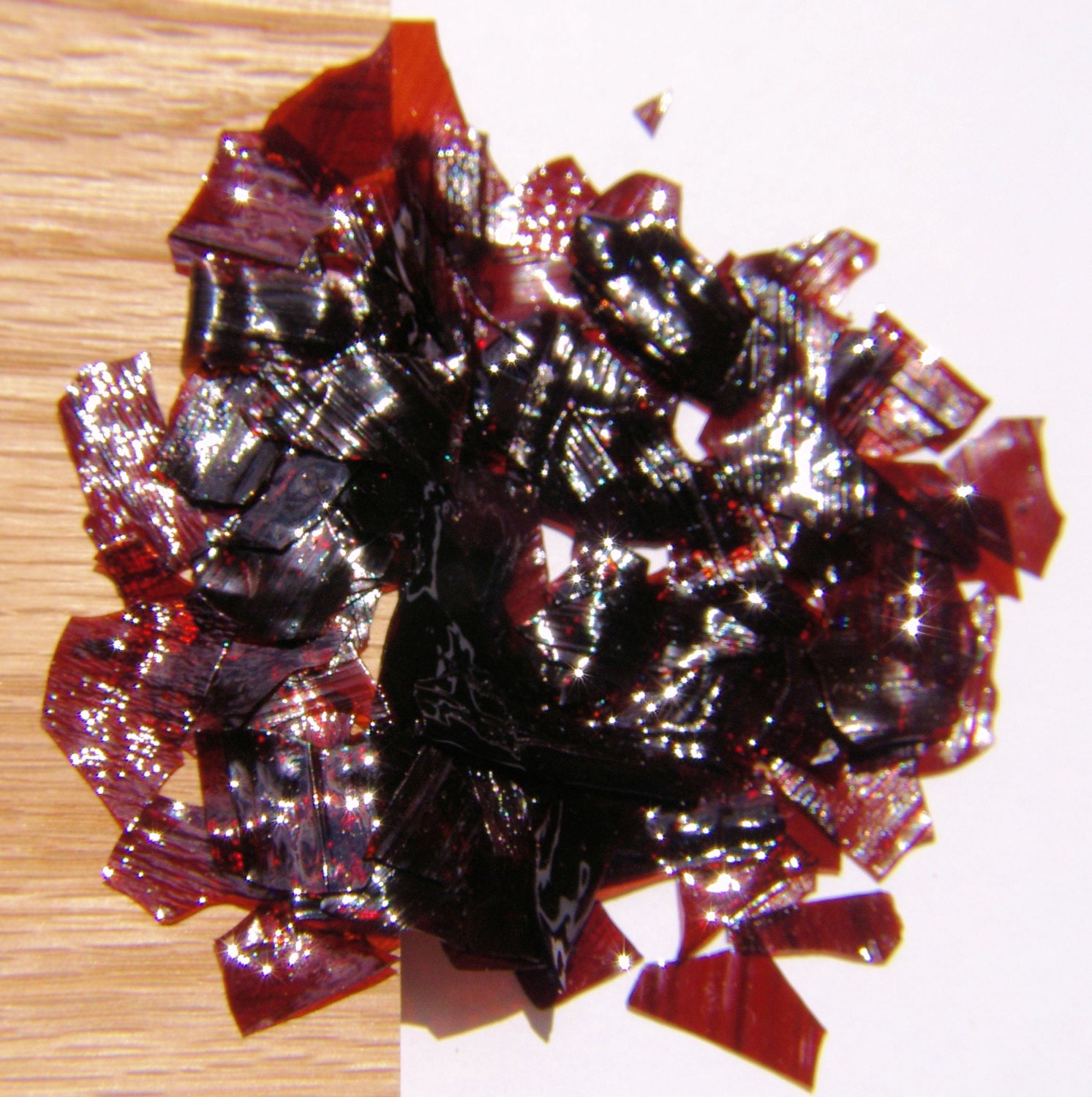 Dewaxed Garnet Shellac Flakes 1/2 Lb, or 8 Oz, Quality, Antique ...