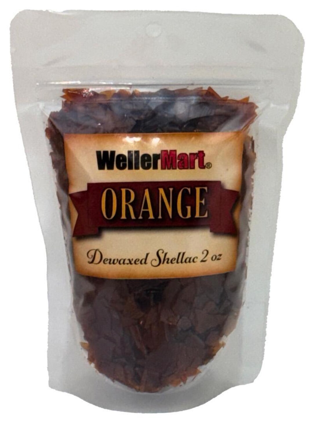 Dewaxed Orange Shellac Flakes 1/8 Lb, or 2 Oz, Quality, Antique ...