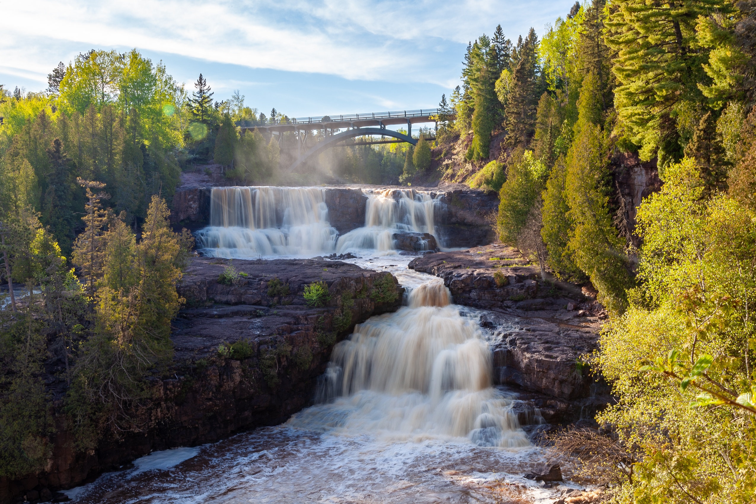 Gooseberry Falls State Park, Minnesota- Lake Superior Landscape Near ...