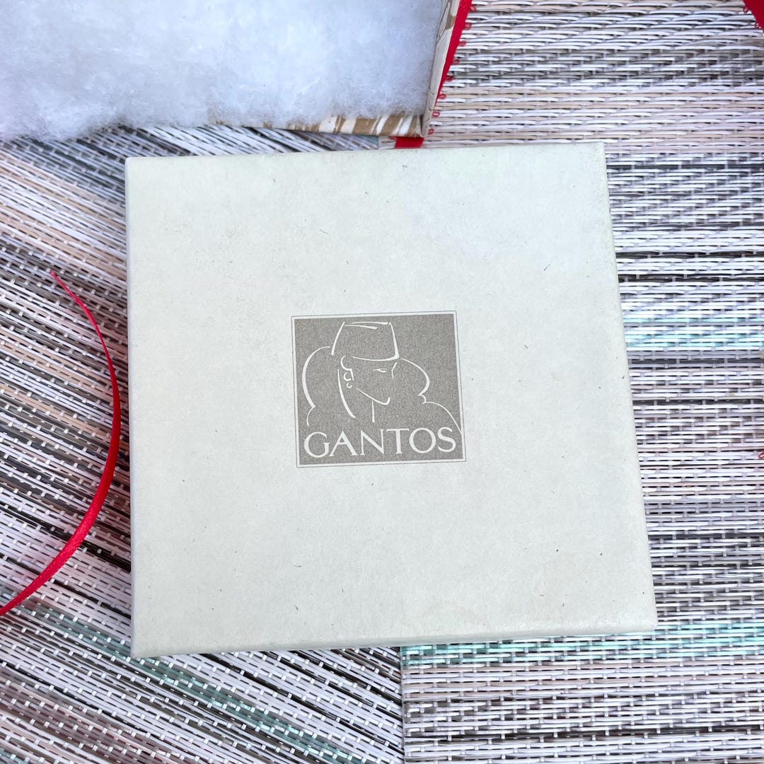 Vintage Gantos Women's Clothing Store Jewelry Gift Box, Defunct Detroit ...