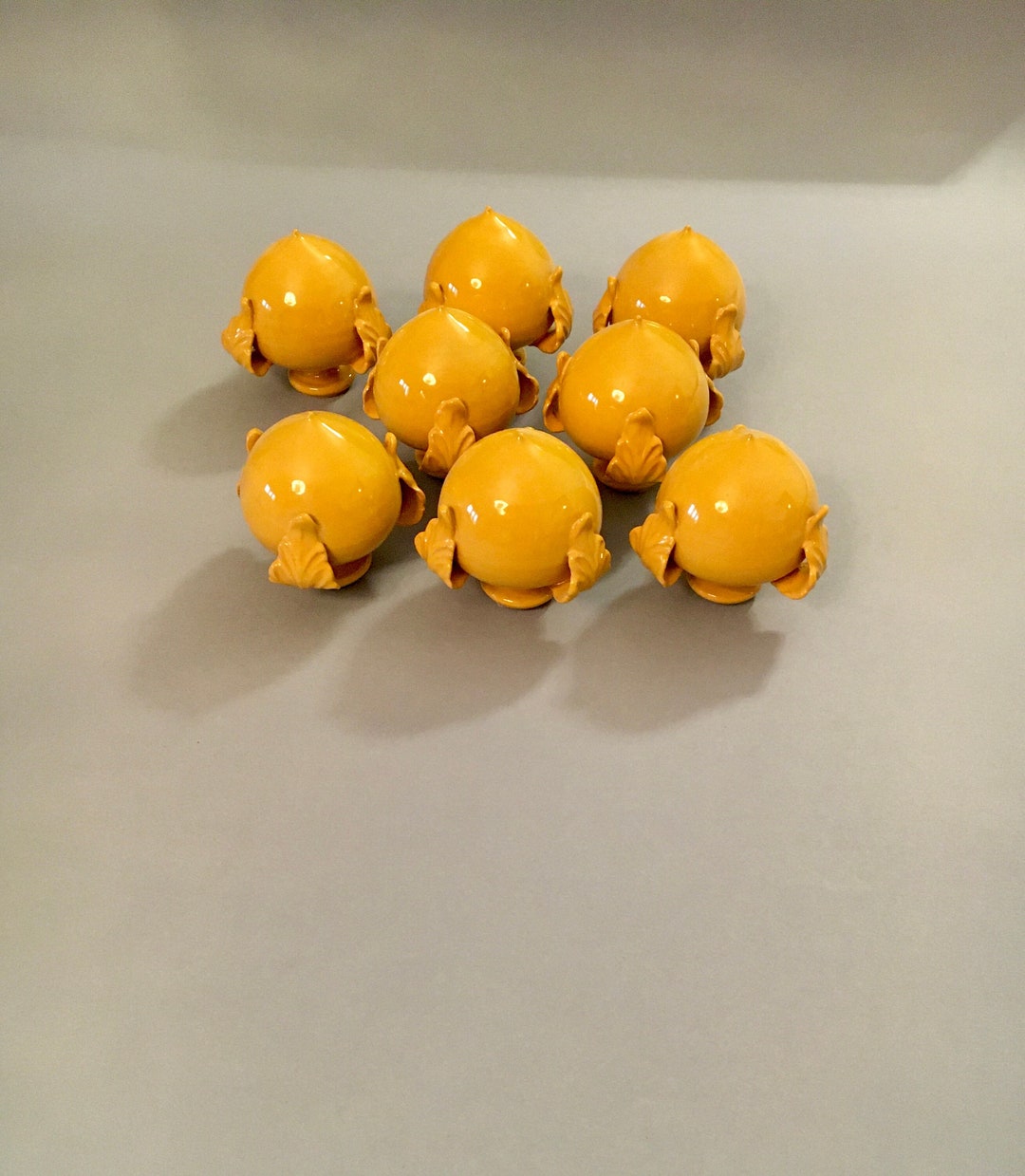 Pumo Puglia in Set, Pumi Yellow Mustard, Handmade Ceramics, Lucky Charm ...