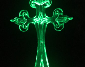 Cemetery Solar Cross - Etsy