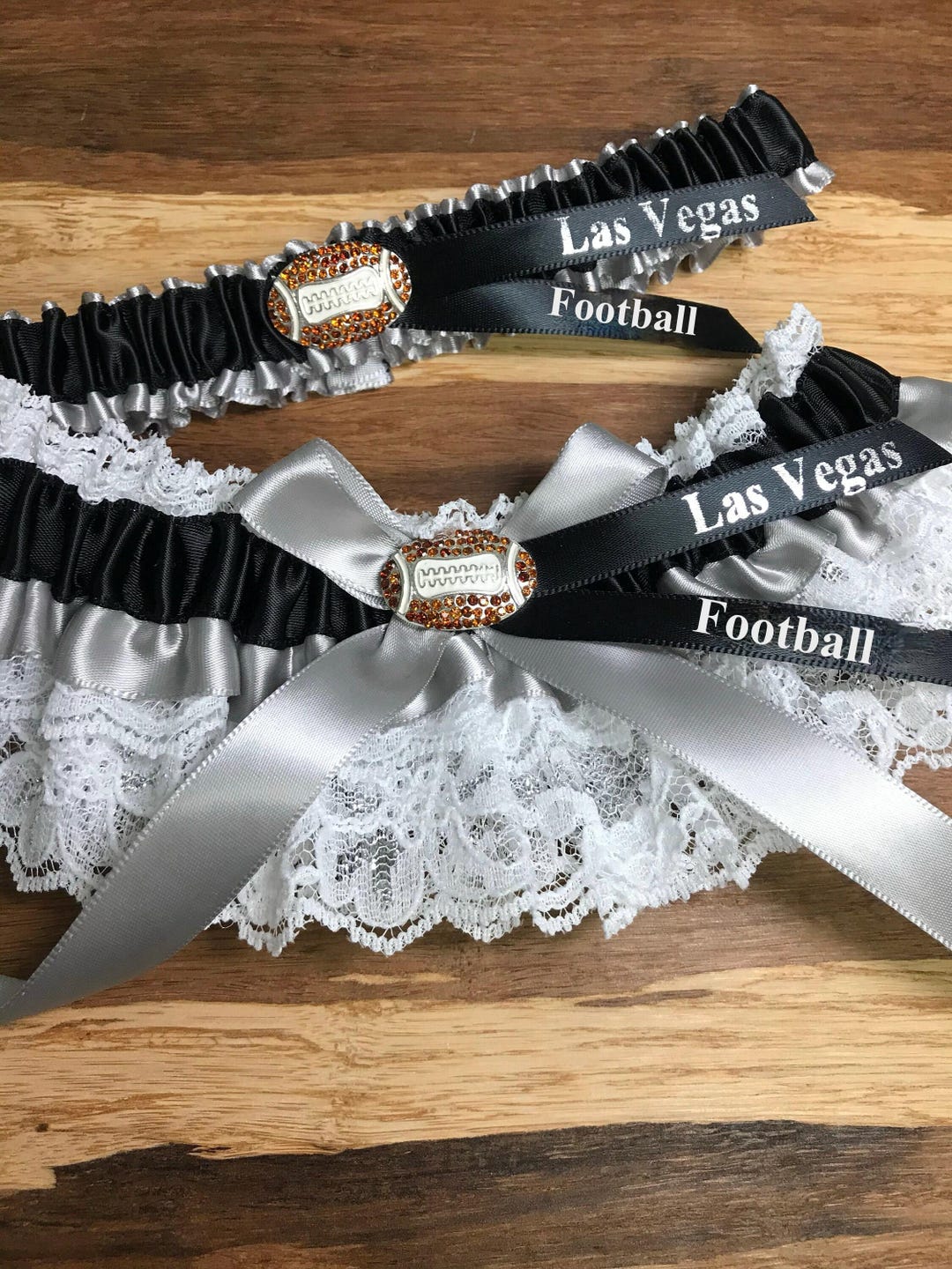 Las Vegas Football Garter Set. Football Garters. - Etsy