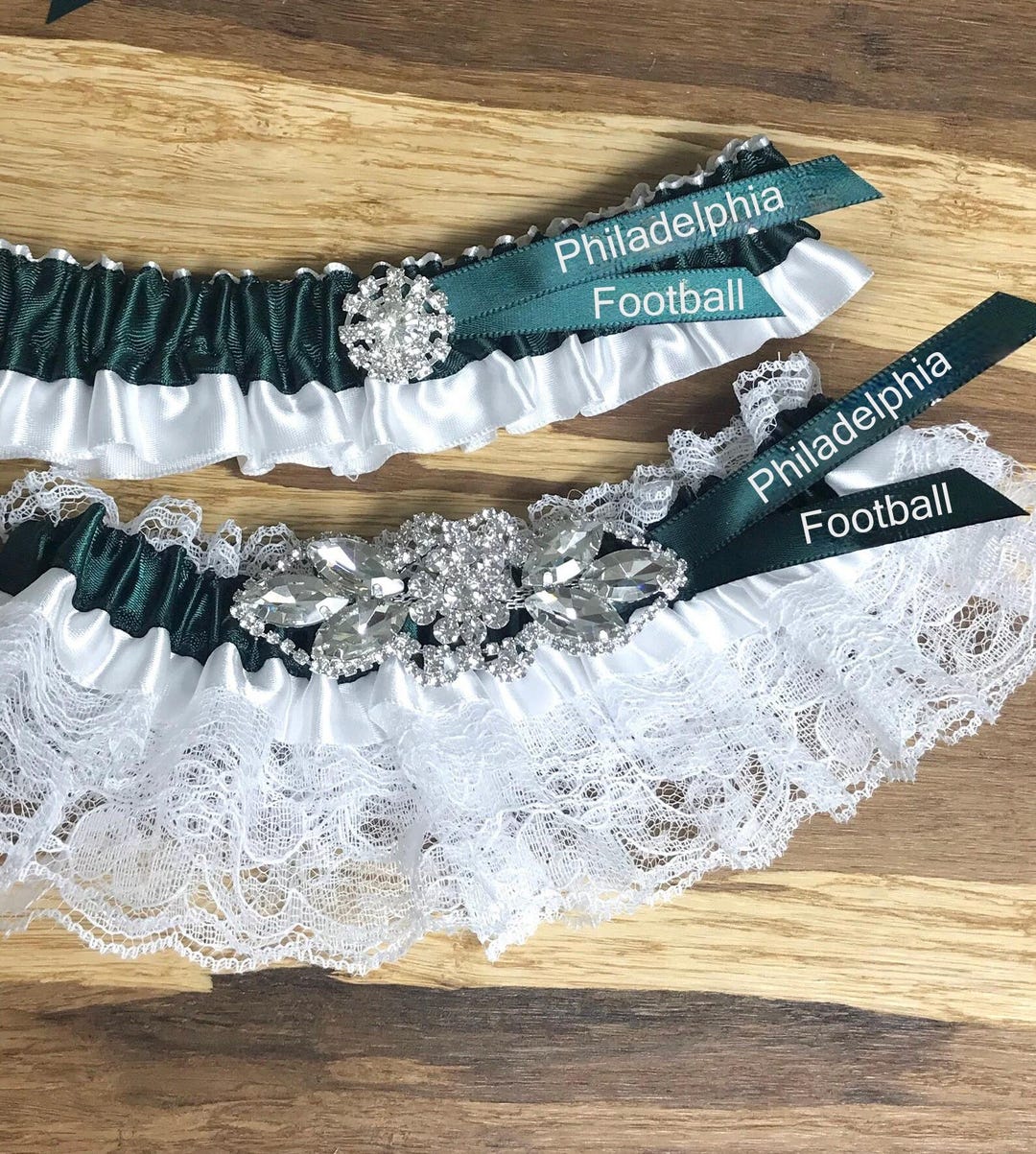 Philadelphia Inspired Wedding Garter Set. Philadelphia Sports Garters ...