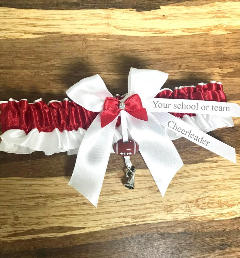 Cheer Garter in Custom Colors. Custom Cheerleading Garters. Competition ...