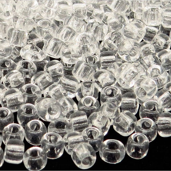 Clear Glass Beads - Etsy