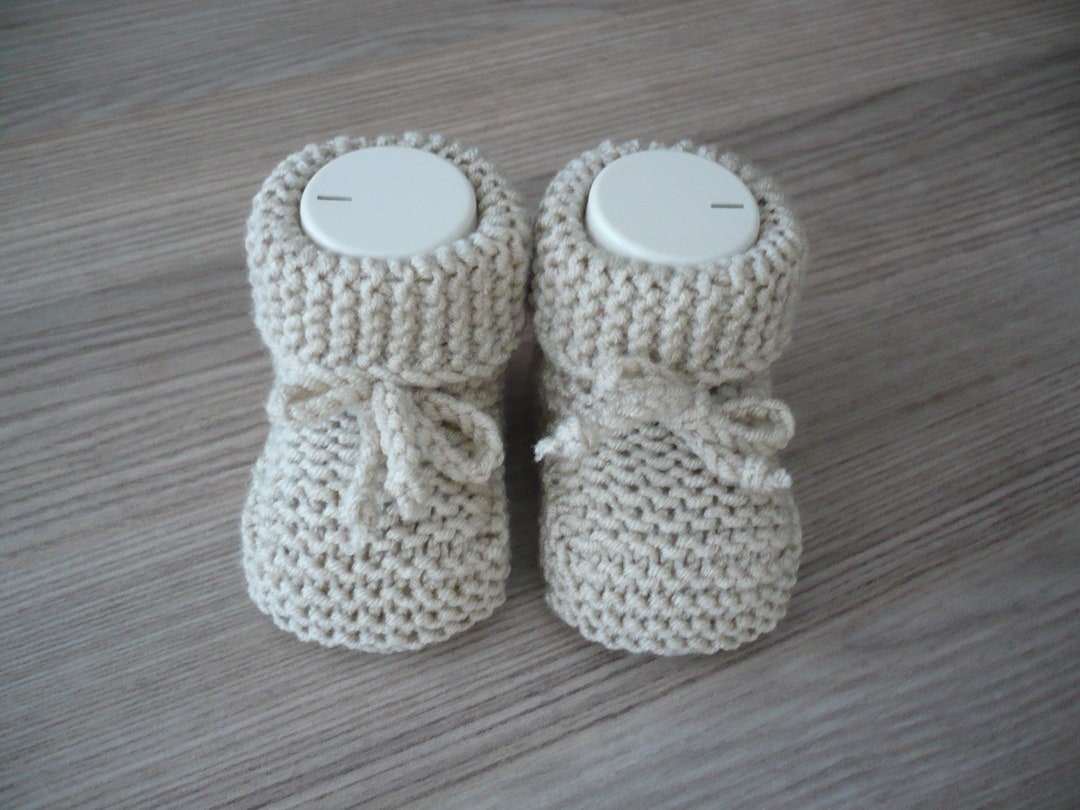 Newborn Booties, Newborn Shoes, Hand Knitted Gender Neutral Baby ...