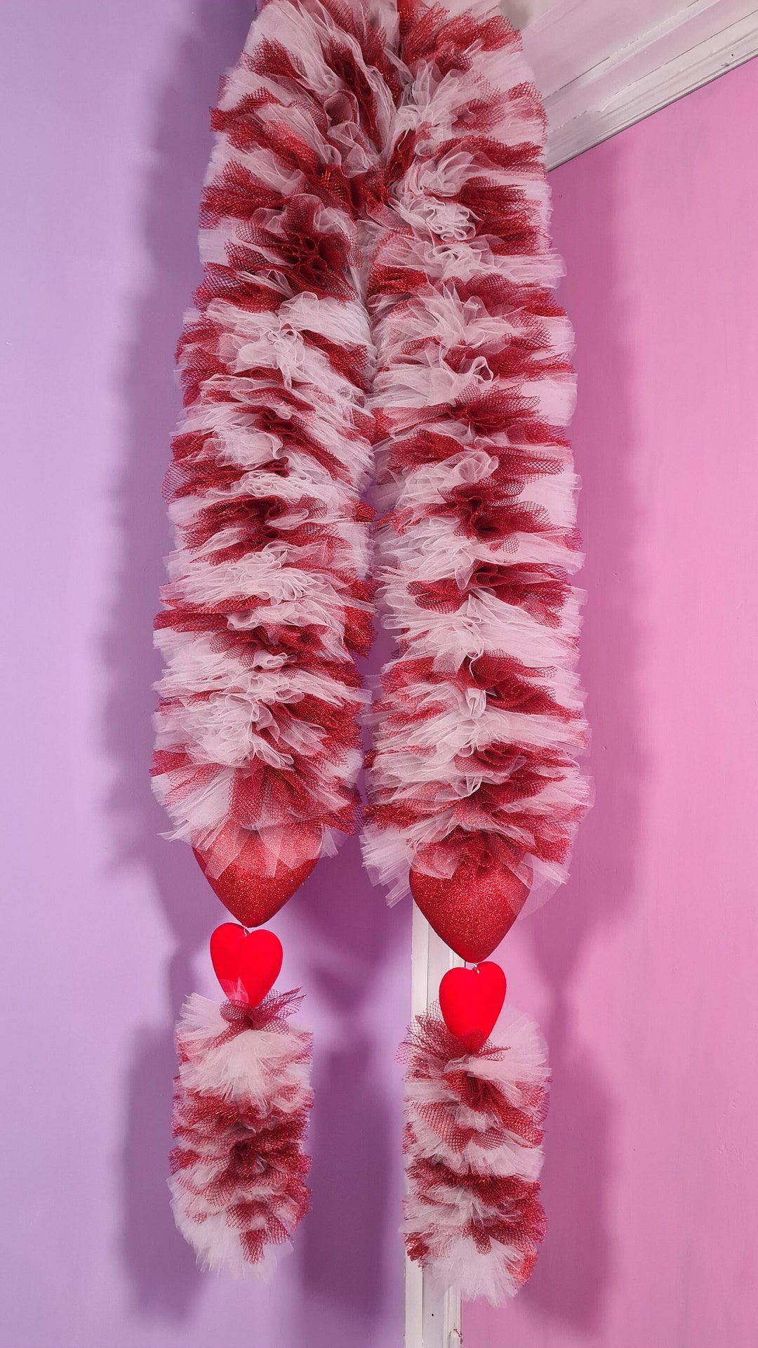 Vegan Tulle Boa Ready to Ship Valentine's Edition - Etsy