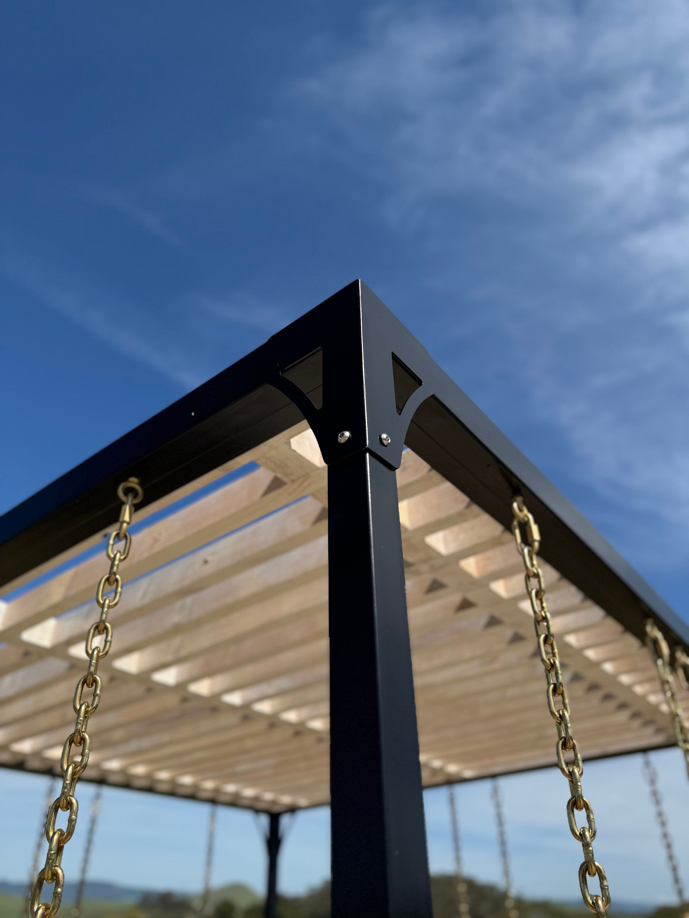 Custom Metal Swing Table 8 Seater / Patio / Table / Indoor Outdoor Use ...