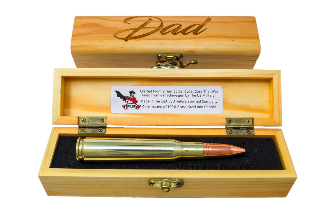 Death Memorial Gifts | Engraved 50 Cal Bullet | Loving Funeral Momento ...