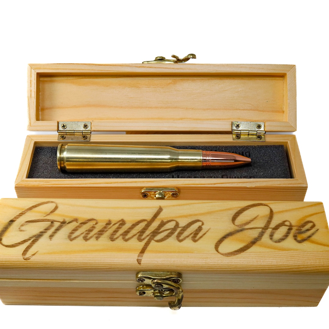 Personalized Modern Metal Funeral Urn | Unique Real Bullet Memorial ...