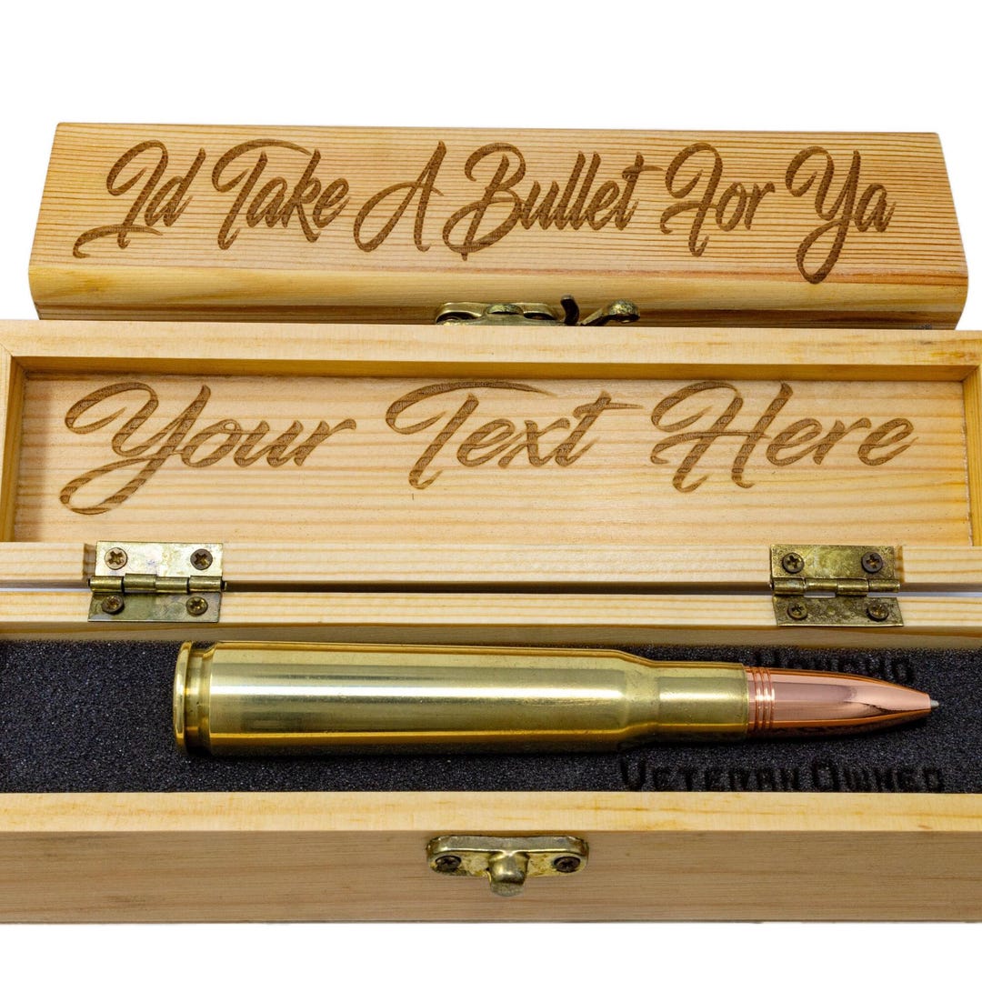 30th Birthday Gift for Him | Bullet Pen & Personalized Box for Him ...
