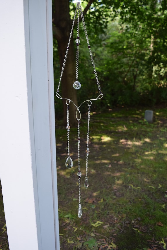 Custom Small Crystal Sun Catchers Window Suncatcher Garden | Etsy