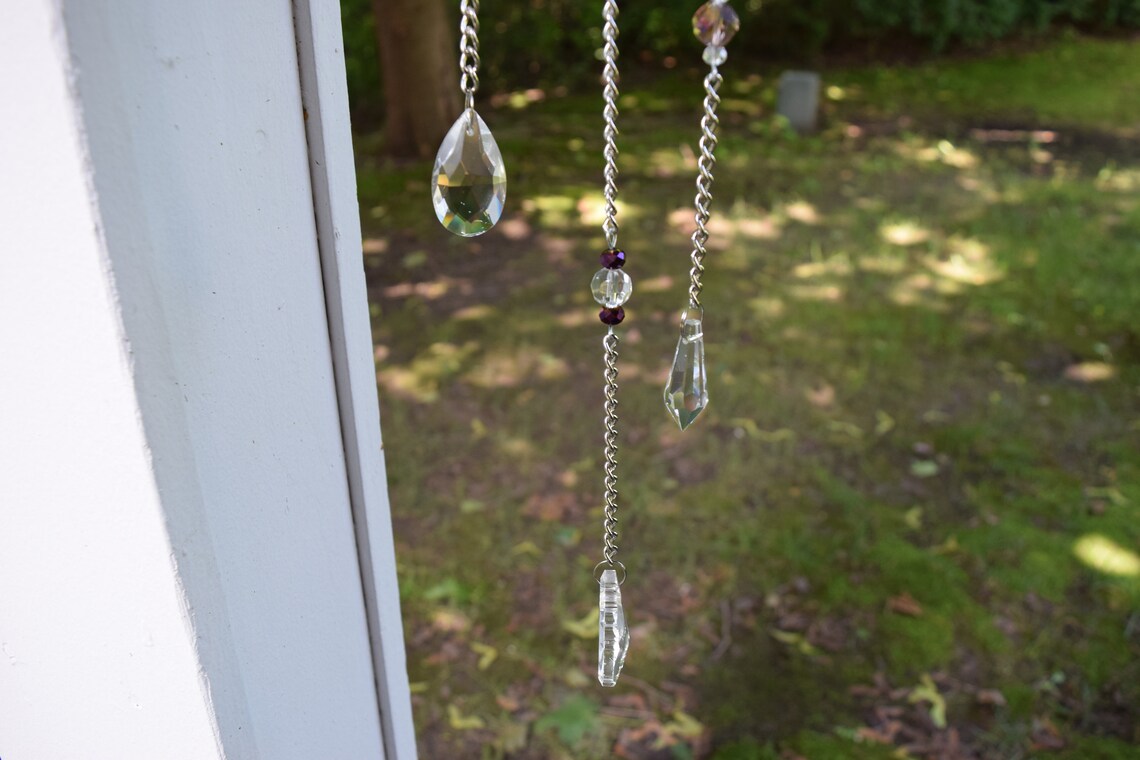 Custom Small Crystal Sun Catchers Window Suncatcher Garden - Etsy