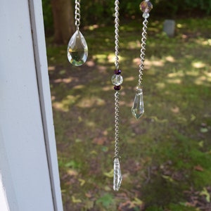 Custom Small Crystal Sun Catchers, Window Suncatcher, Garden Art - Etsy