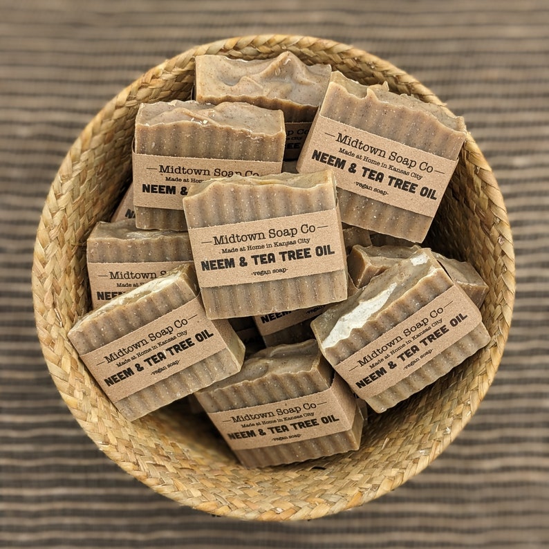 Neem & Tea Tree Oil Soap - Etsy