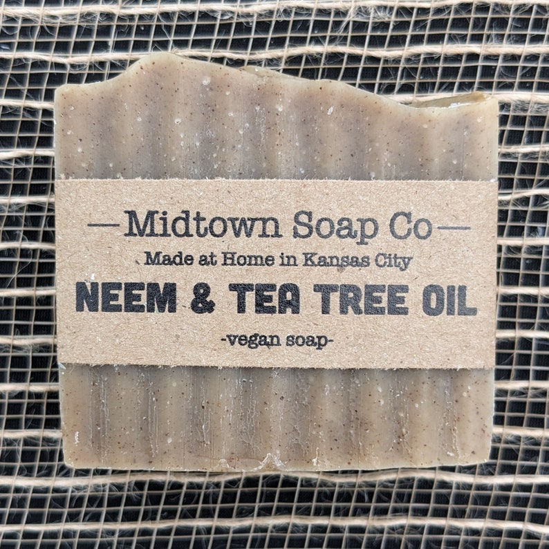 Neem & Tea Tree Oil Soap - Etsy