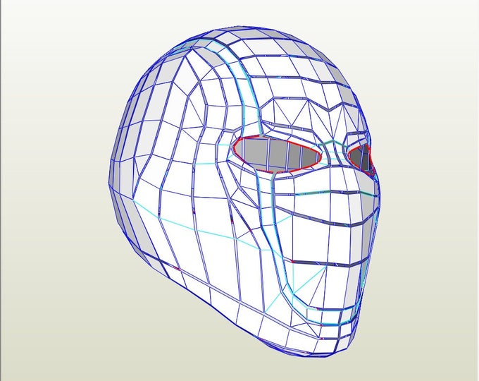 Red Hood Jason Todd Pepakura Mask - Etsy