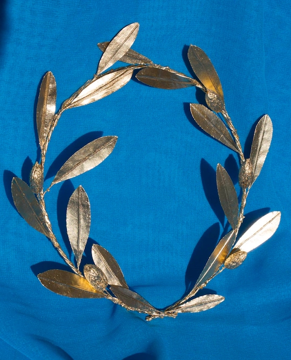 Gold Olive Leaf Crown