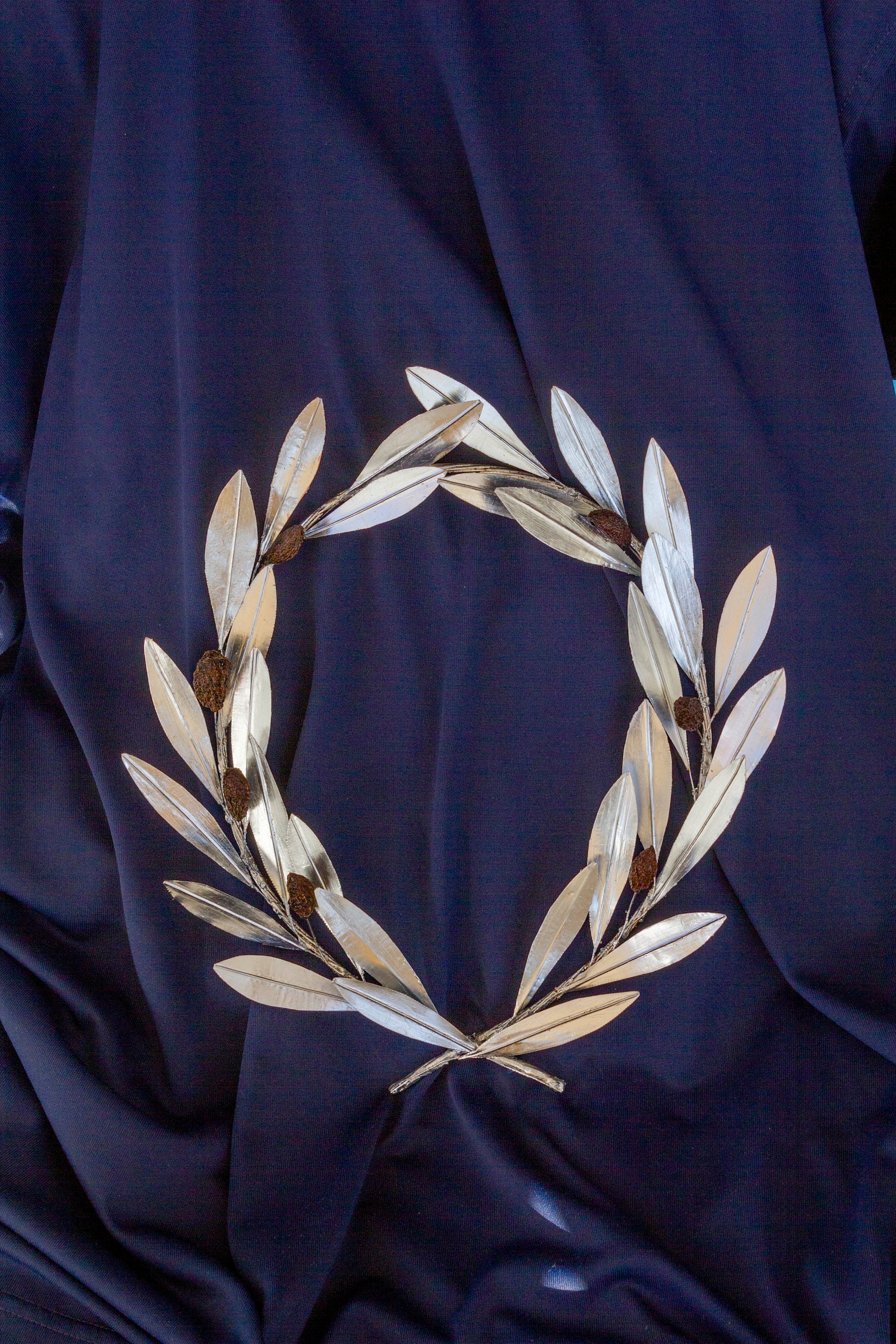 Silver Crown Olive Wreath Ancient Greek Roman Headpiece Olive Leaves ...