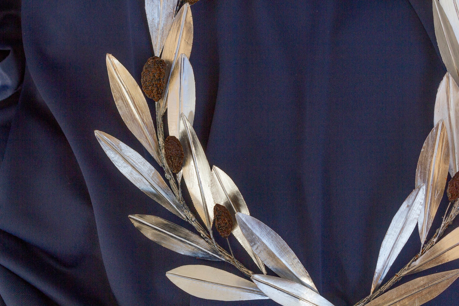 Silver Crown Olive Wreath Ancient Greek Roman Headpiece Olive Leaves ...