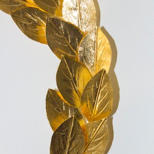 Golden Laurel Wreath Crown Ancient Greek Style Bay Leaves Leaf Crown ...