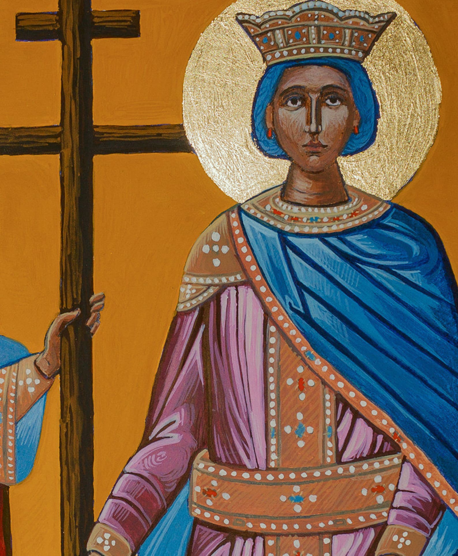 Tempera Icon of Saint Constantine and Helen Christian Orthodox - Etsy