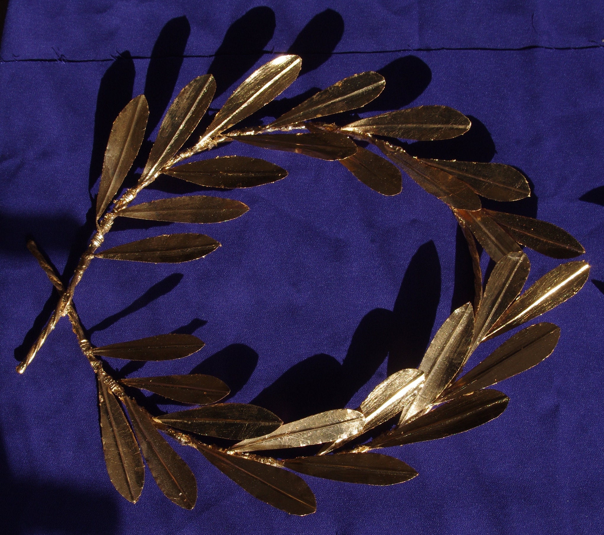 Gold Crown Olive Wreath Headband Ancient Greek Style Headpiece Olive ...