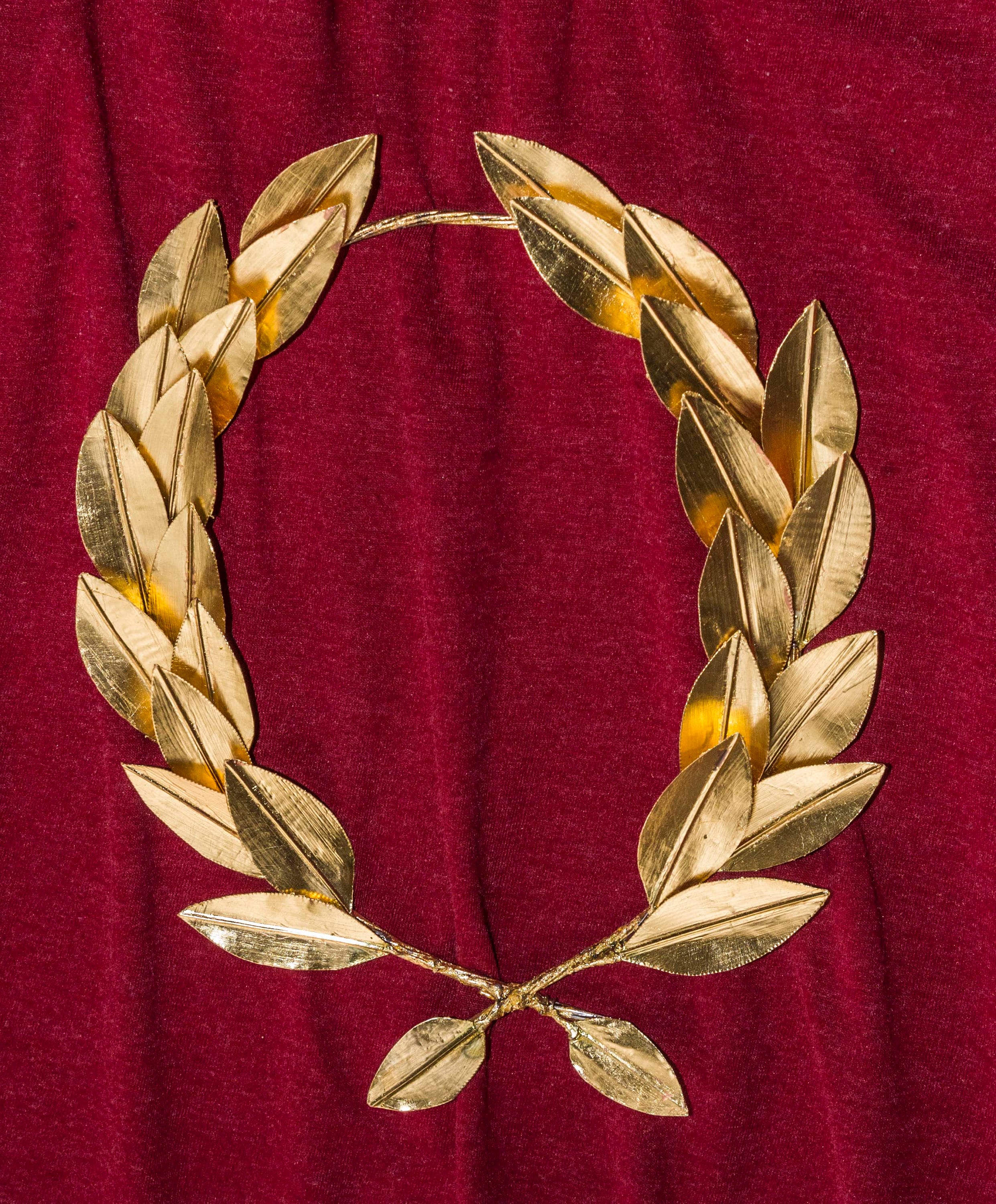 Golden Laurel Wreath Crown Ancient Greek Style Bay Leaves Leaf Crown ...