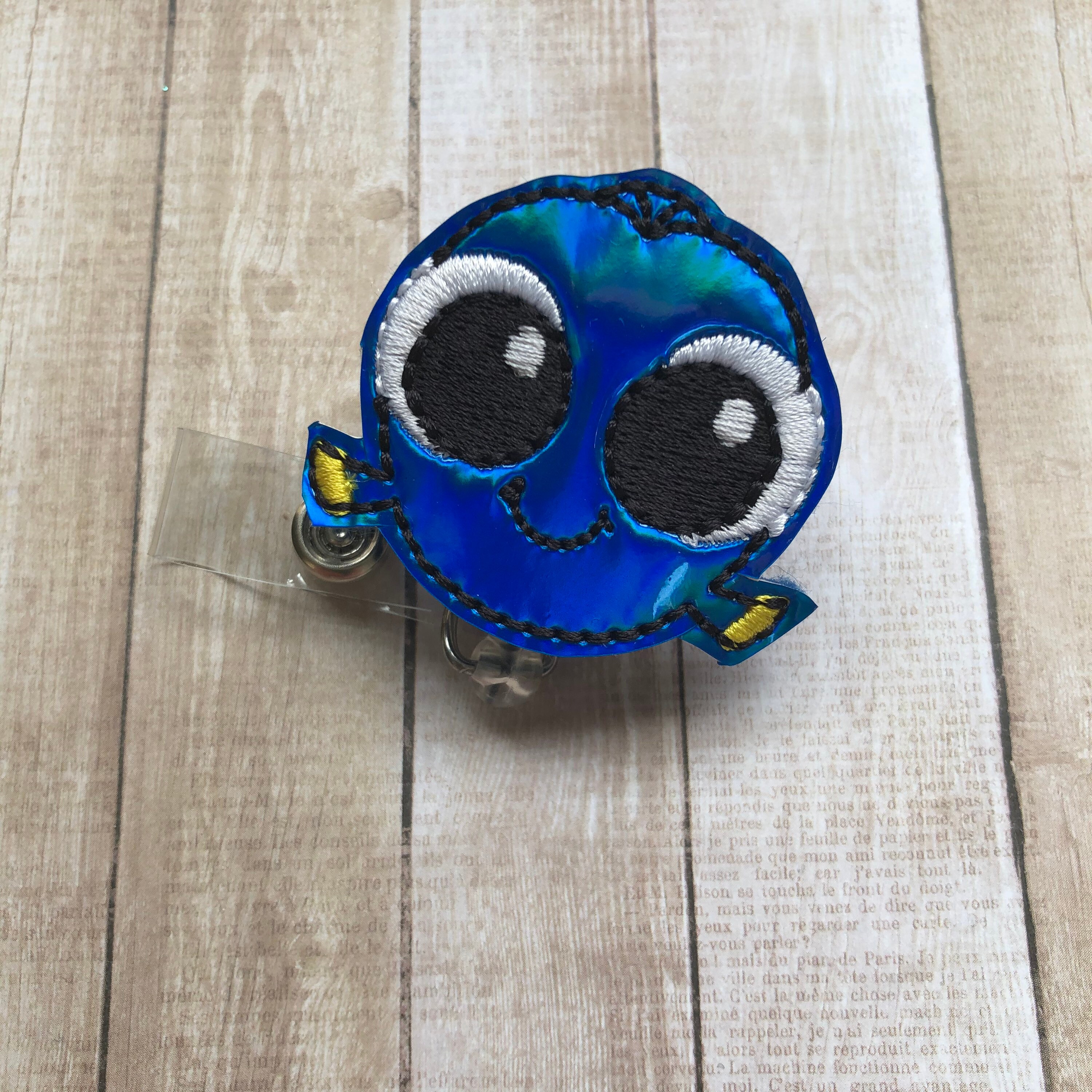 Blue Fish | Fish | Badge Reel | Badge Holder | ID Badge Reel | ID Badge ...