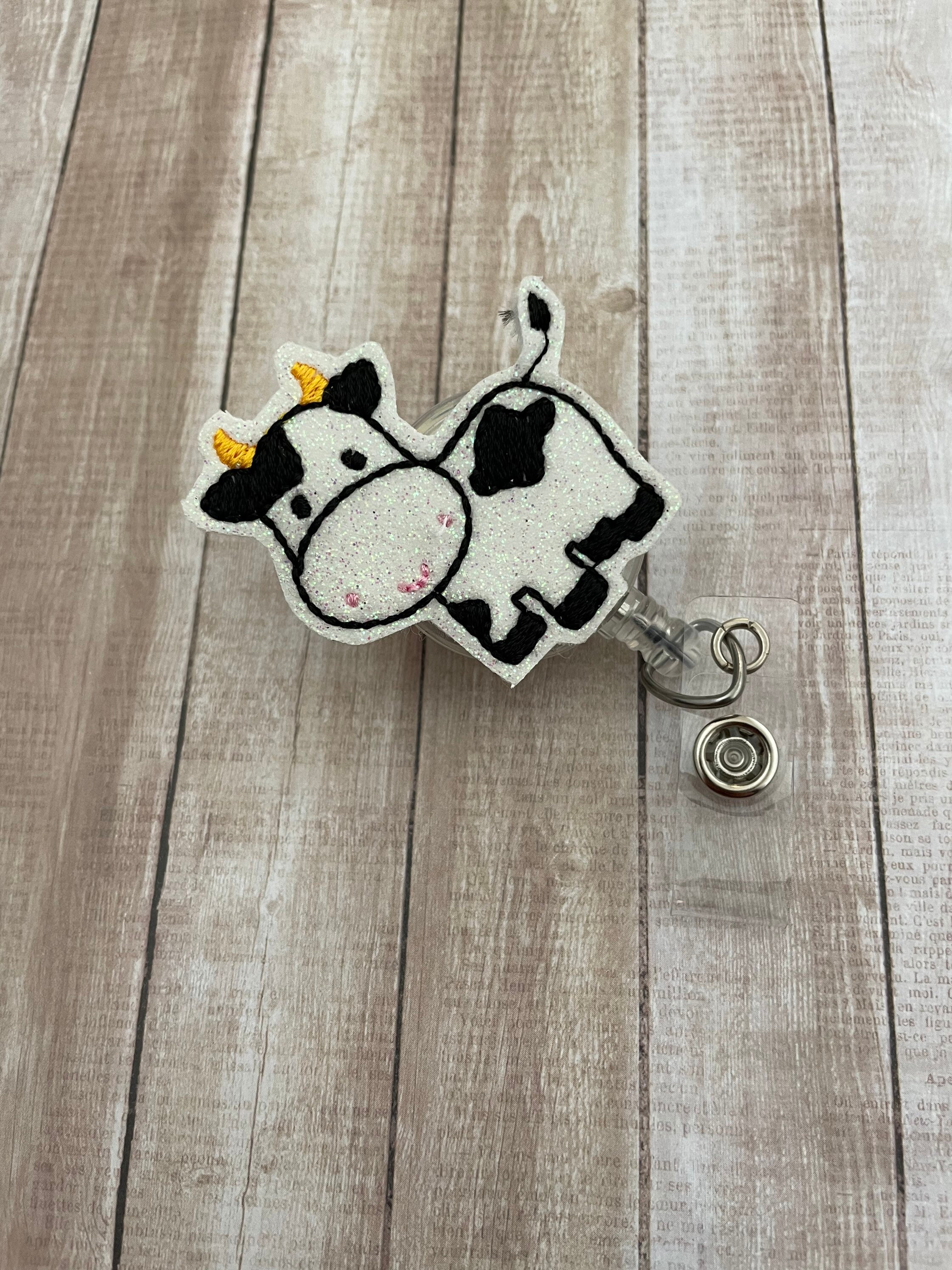 Cow Badge Reel Badge Holder ID Badge Reel ID Badge - Etsy UK